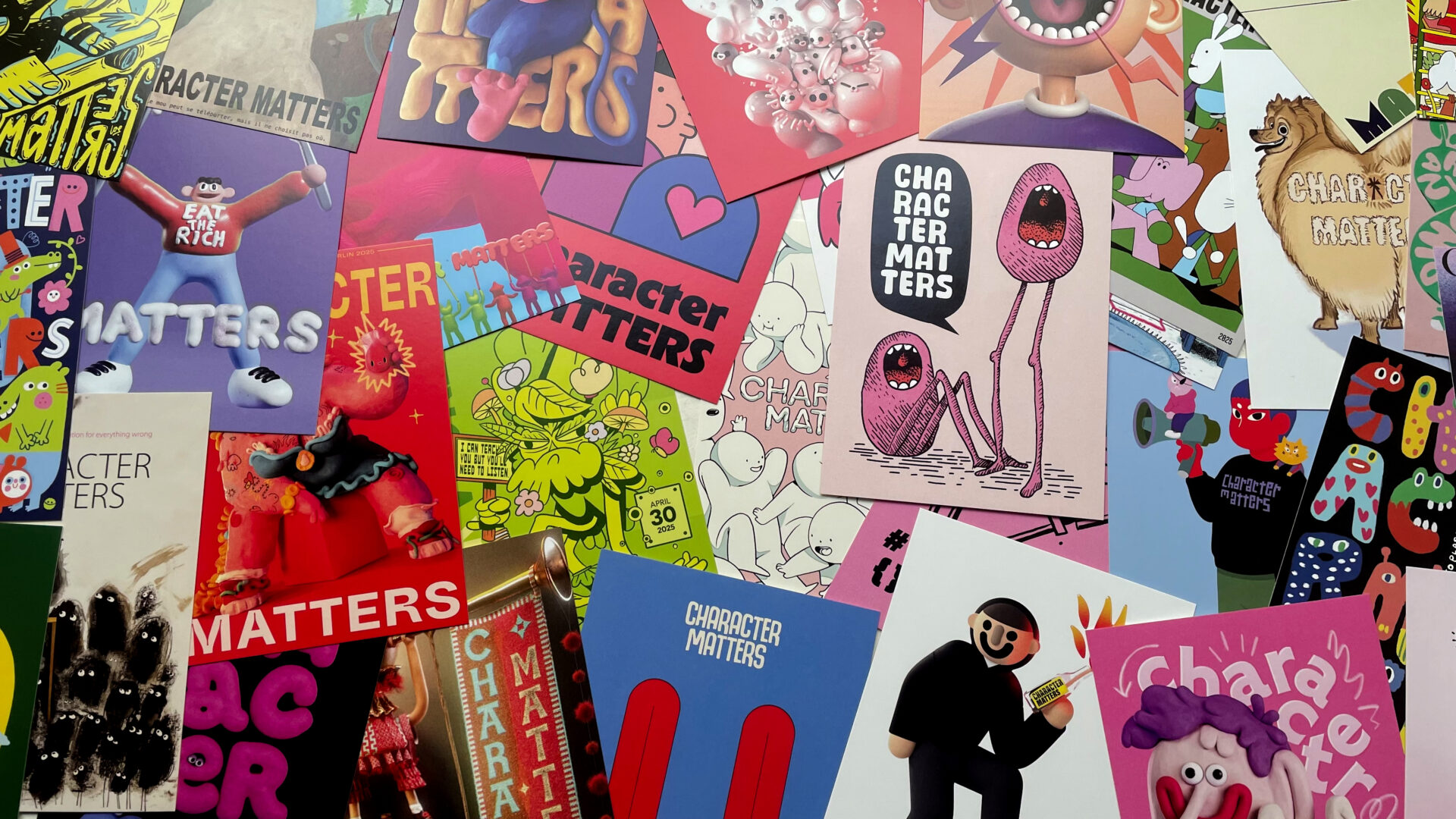 Character Matters! 100 Postcards in a Box | Picto | Publishing